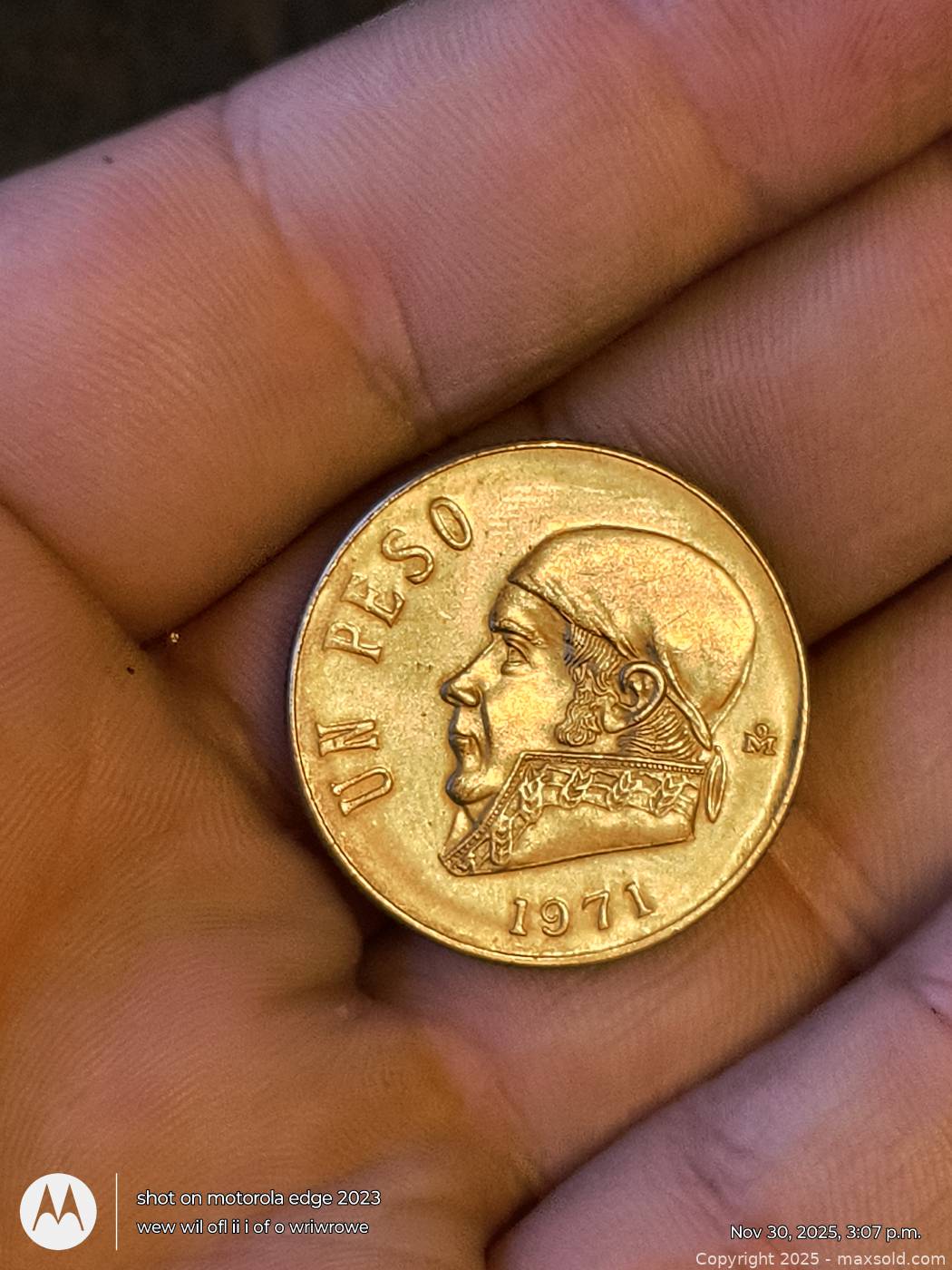 1971 Mexico Un Peso coin | Maxsold