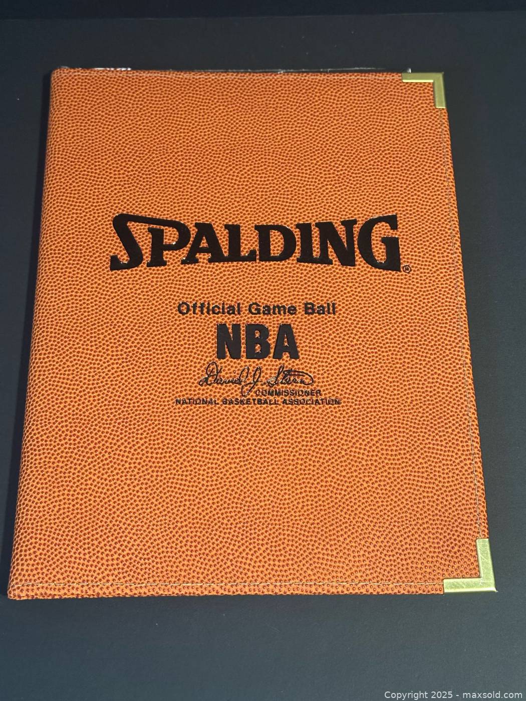 Spalding Official NBA Game Ball portfolio notebook | Maxsold