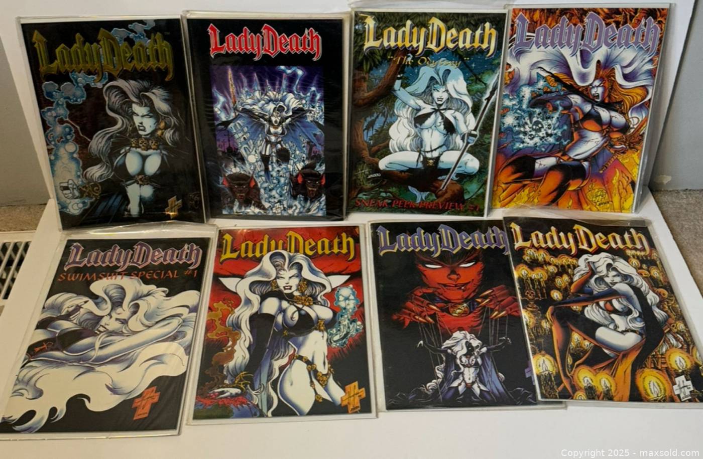 8 Chaos! Comics Lady Death issues 1994-95 | Maxsold