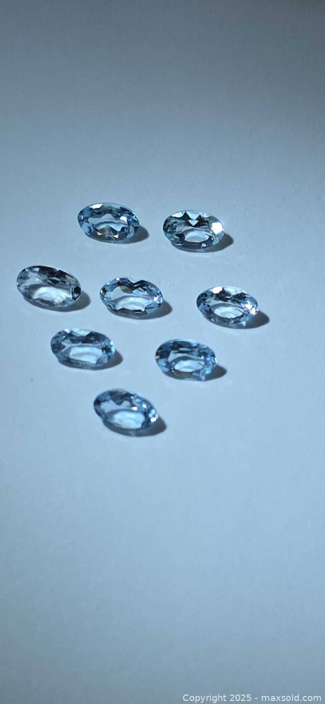 1.82ct oval Brazilian aquamarine gemstones | Maxsold