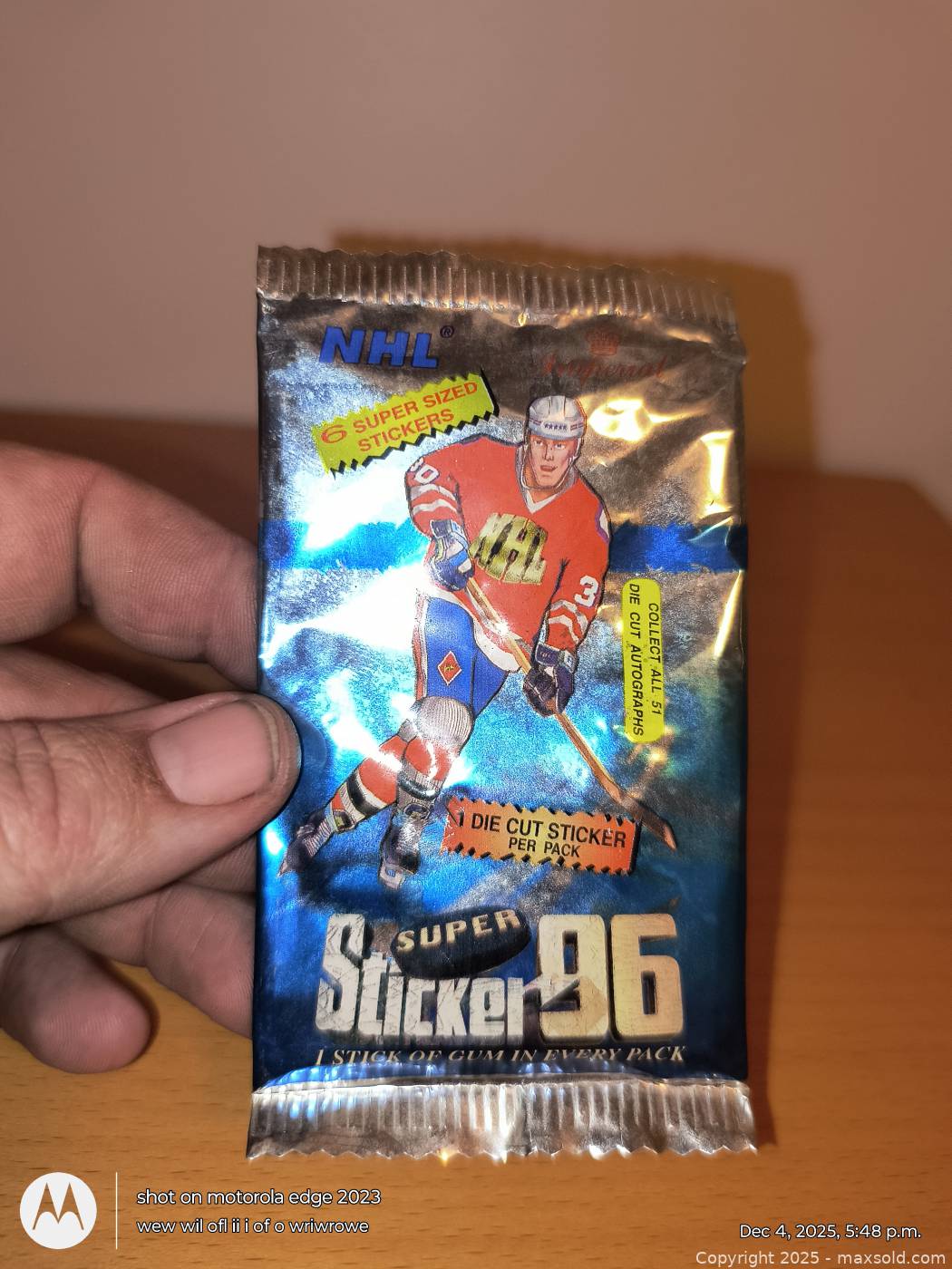 1996 NHL Super Sticker 96 sealed pack | Maxsold