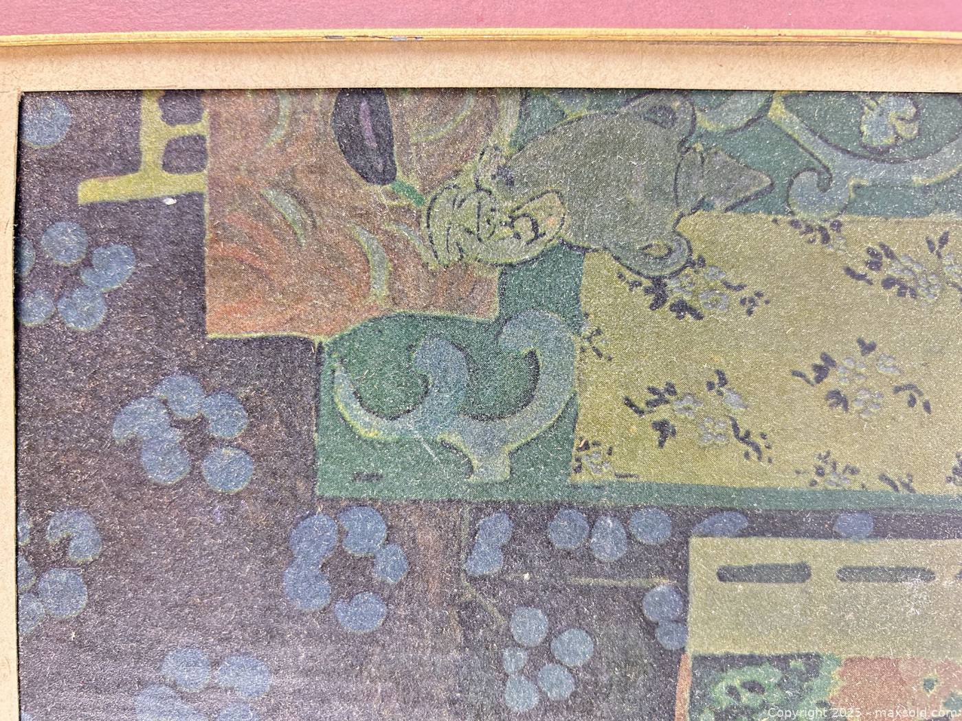 Matted Henri Matisse print detail | Maxsold