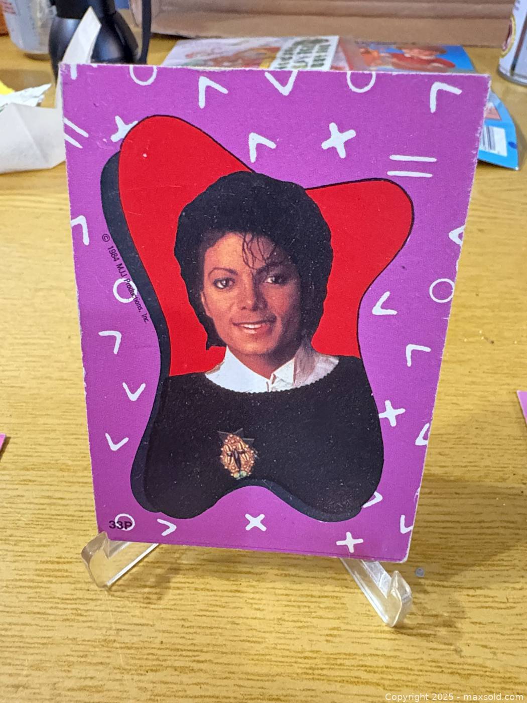 Michael Jackson 1984 promo trading cards ~12 | Maxsold