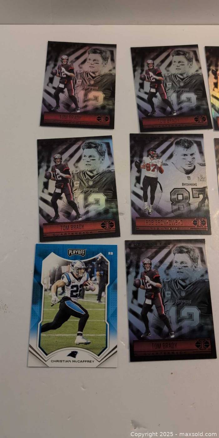 9 NFL trading cards Panini | Maxsold