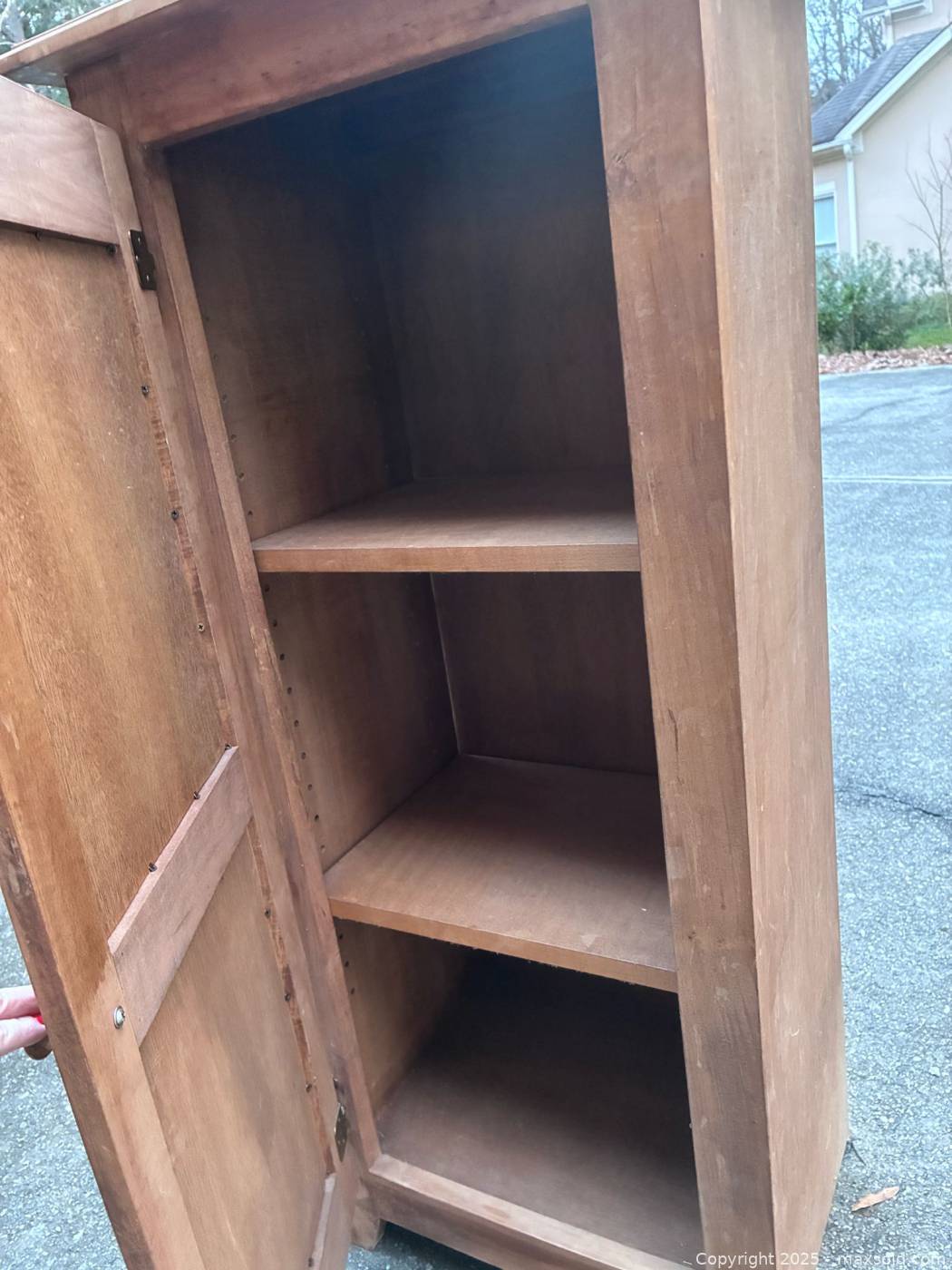 Antique wooden pie safe cabinet | Maxsold
