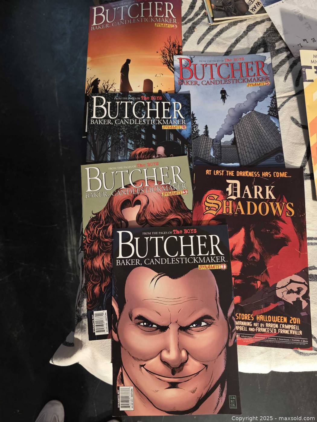 Butcher Baker Candlestickmaker Comics And Dark Shadows Issue | Maxsold
