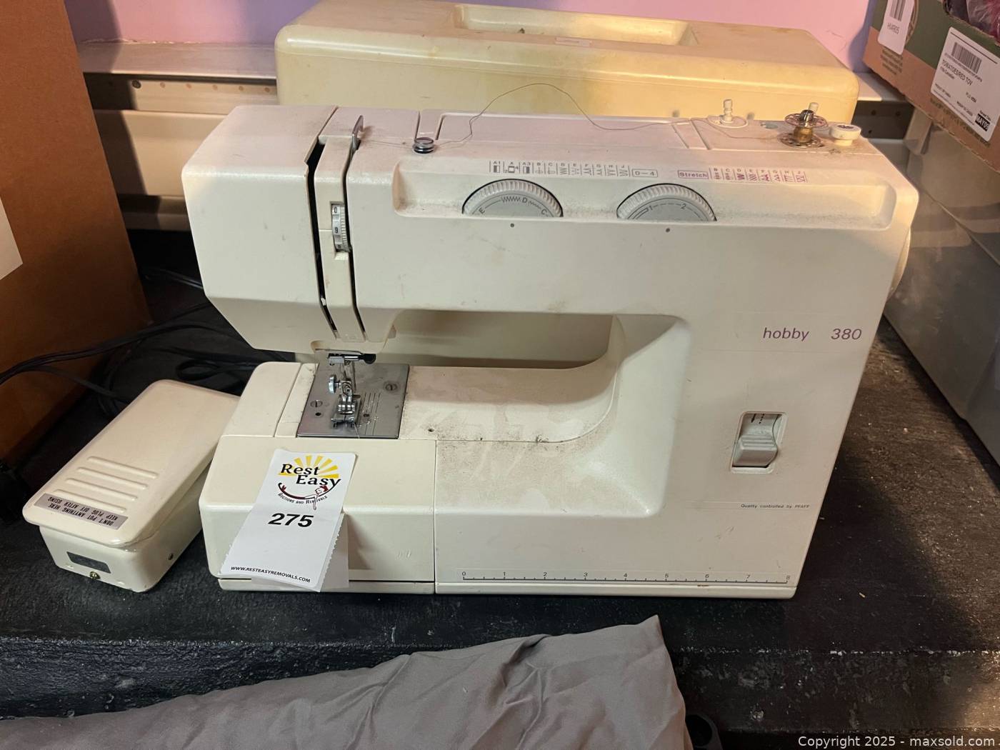 Dorina Hobby 380 sewing machine & ~30 pairs women’s slip-on flats | Maxsold