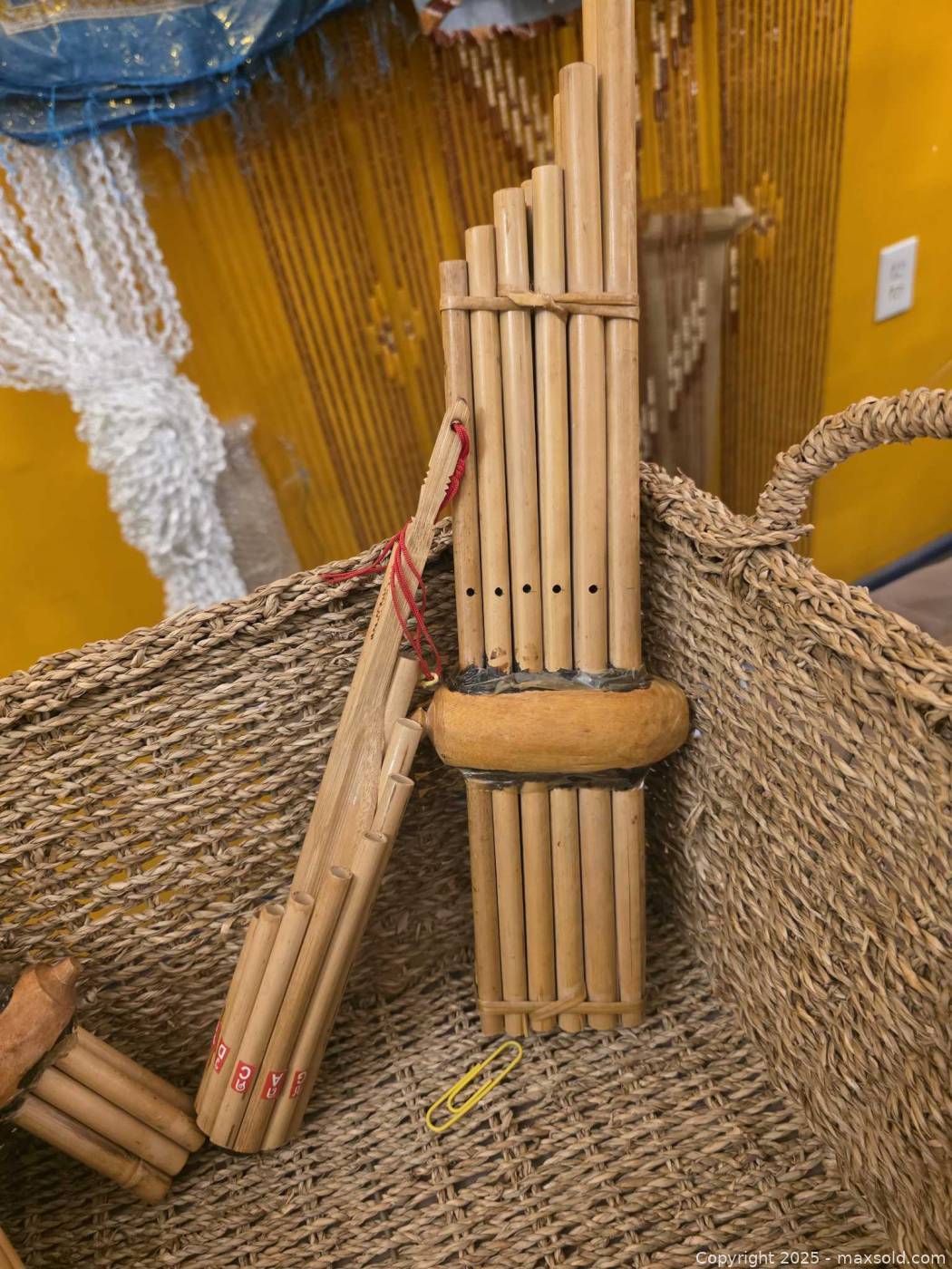 Wind chime, beaded door curtains, bamboo instruments, clothing & decor ...