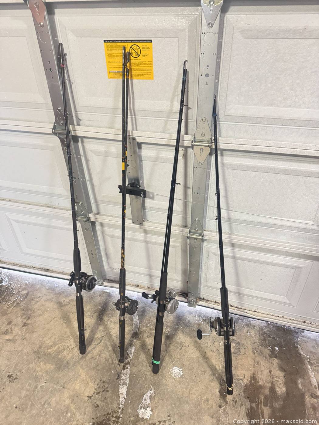 Rigger Stik, Magnum 2 & Roughneck Rods With Reels | Maxsold