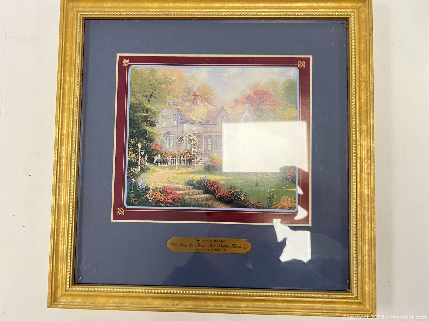 Thomas Kinkade framed print 11" x 11" | Maxsold