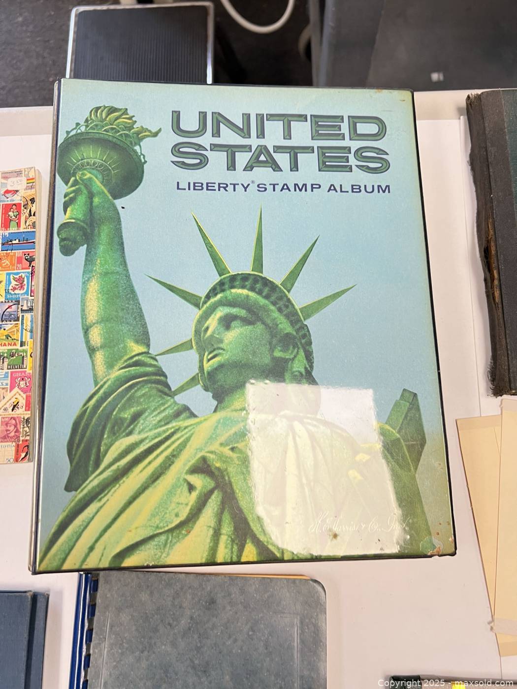 Assorted empty stamp albums and stock books | Maxsold