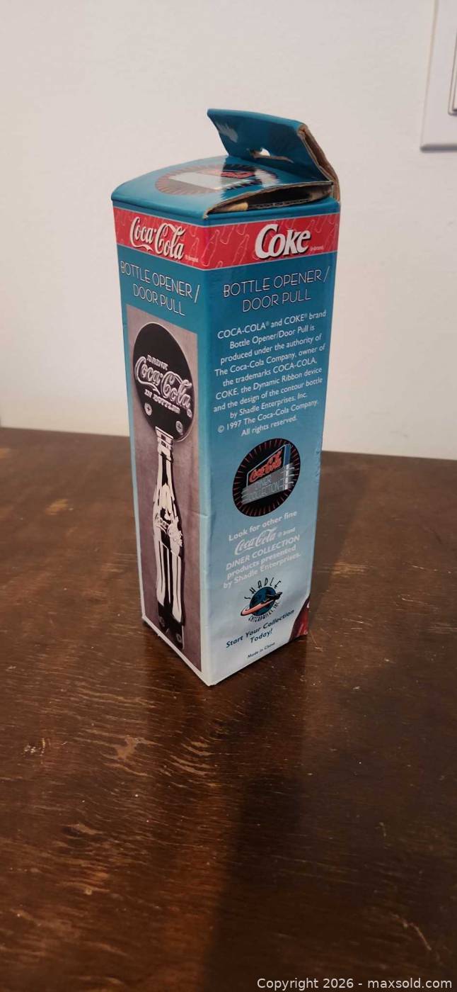 Coca-Cola bottle opener door pull handle | Maxsold