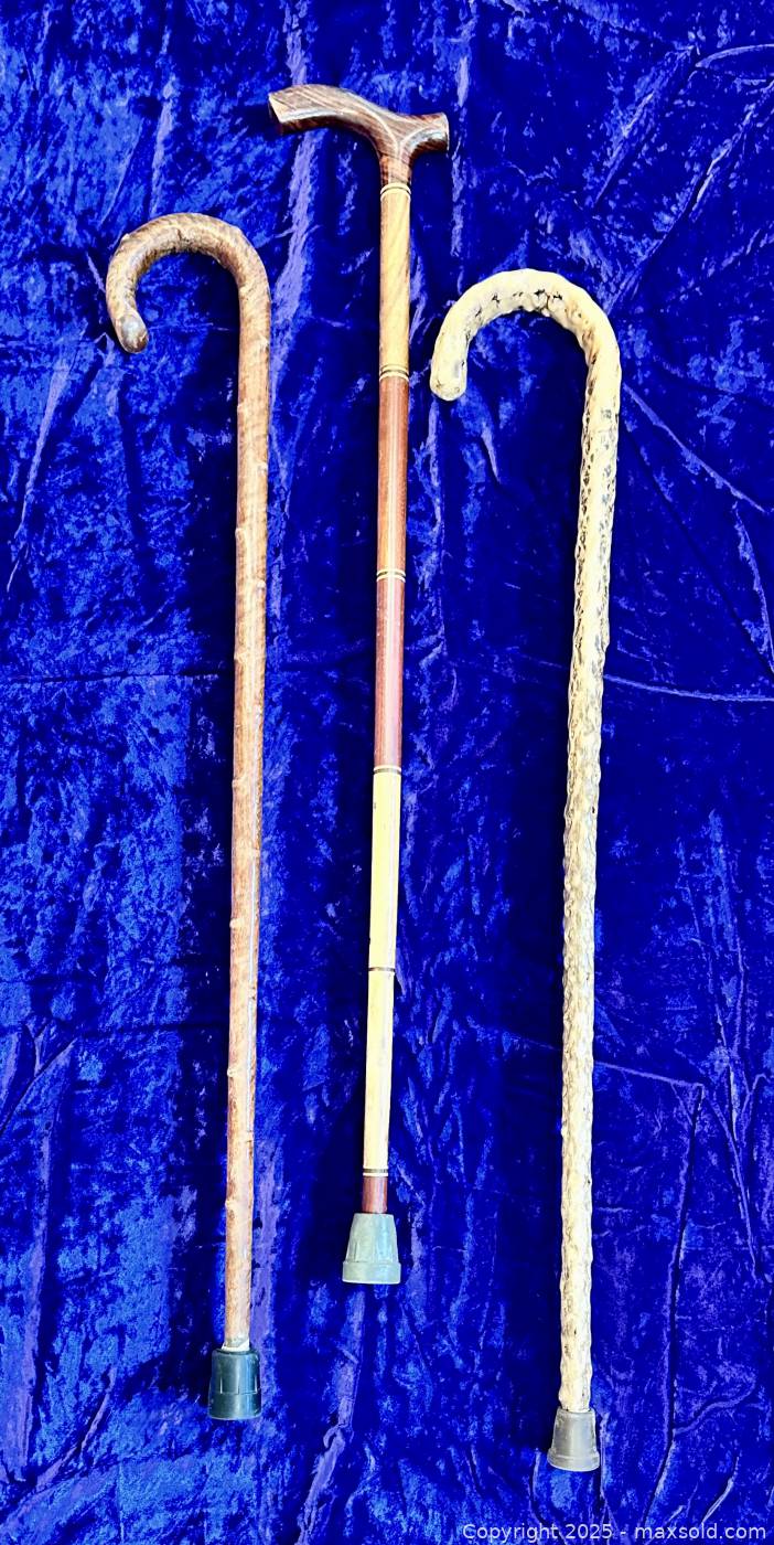 Whitethorn Blackthorn and Derby Walking Canes | Maxsold