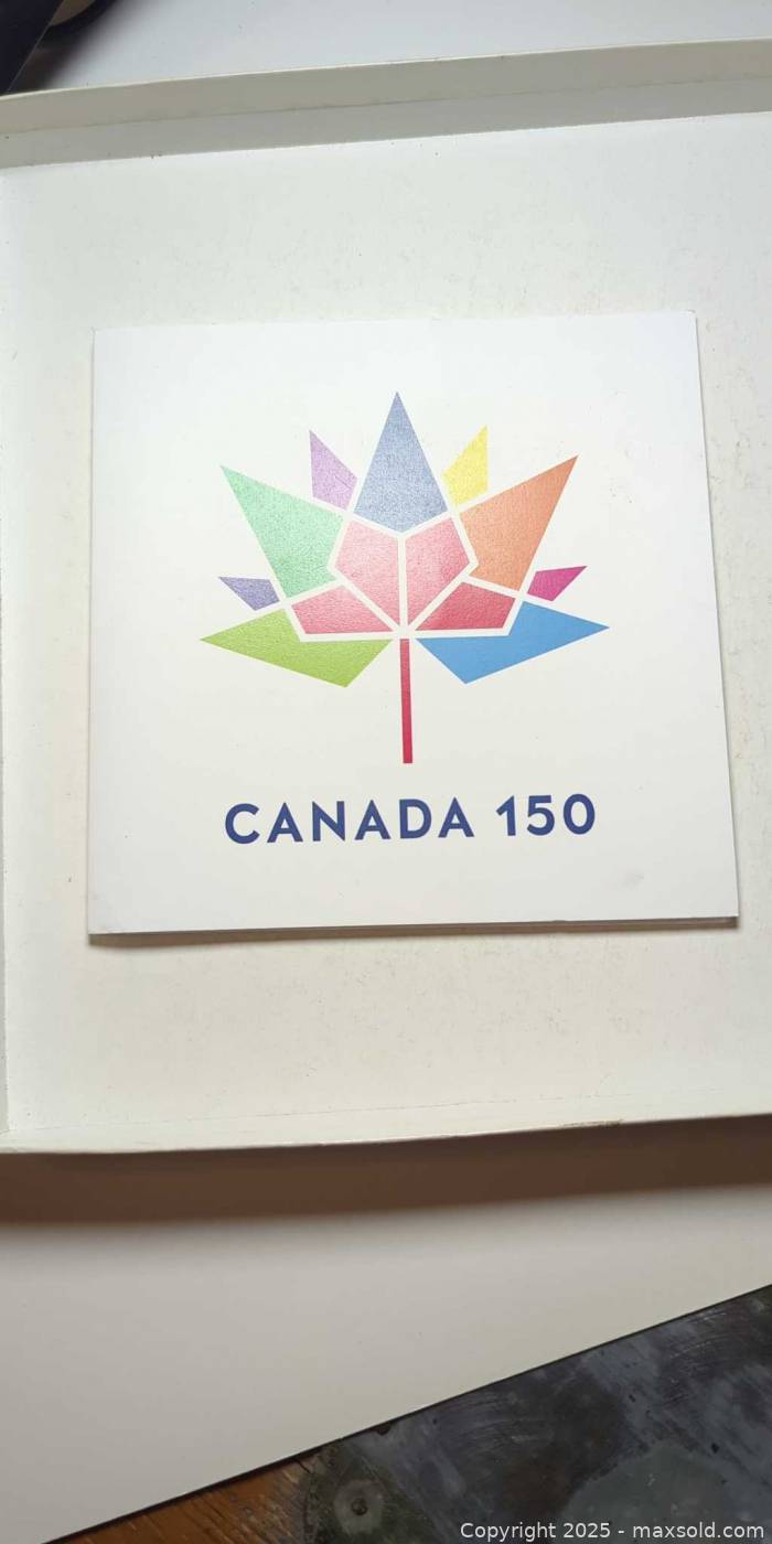 2017 Canada 150 Commemorative Silver Dollar with presentation folder ...