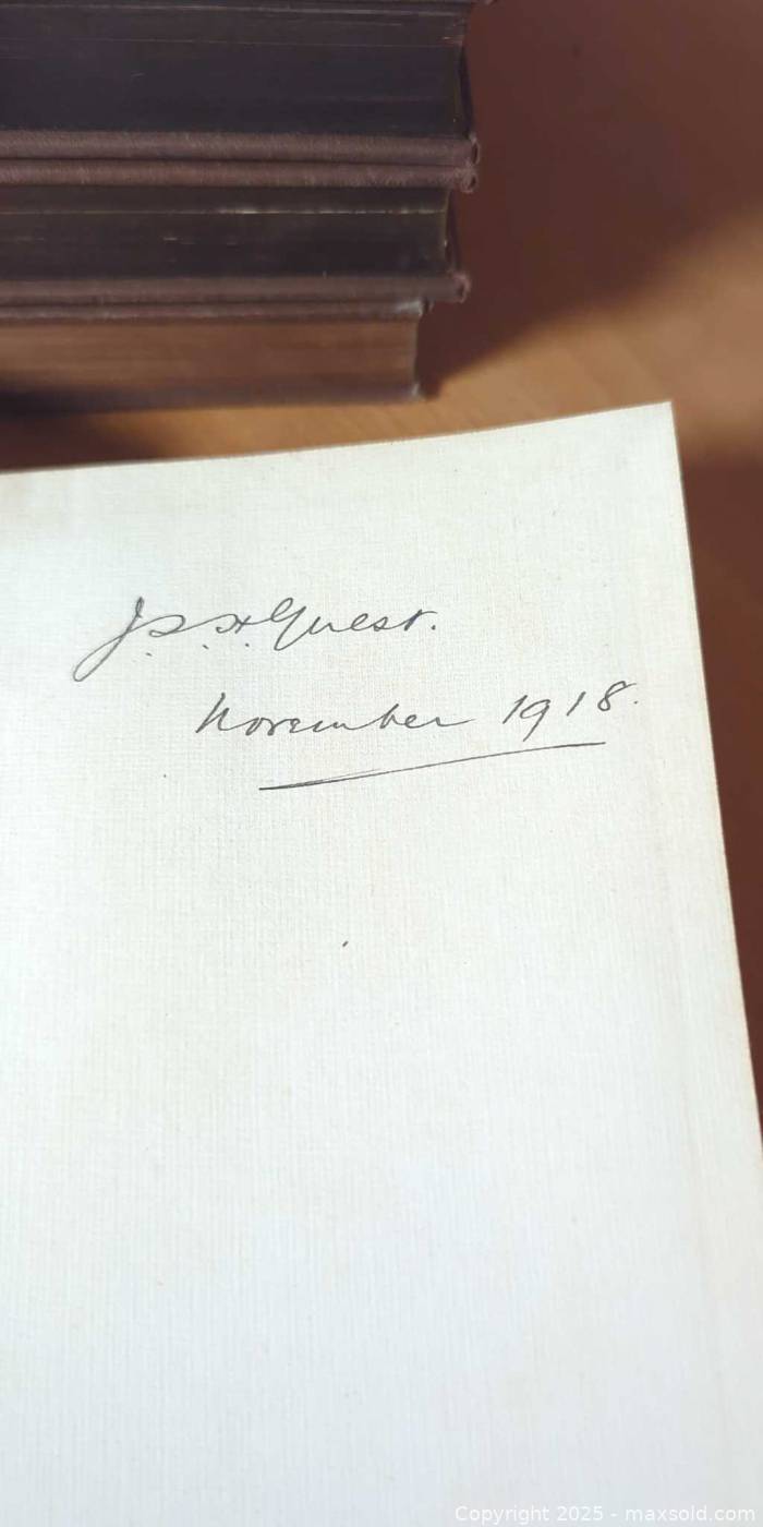 The Spectator leather-spine set, 4 vols, 1918 | Maxsold