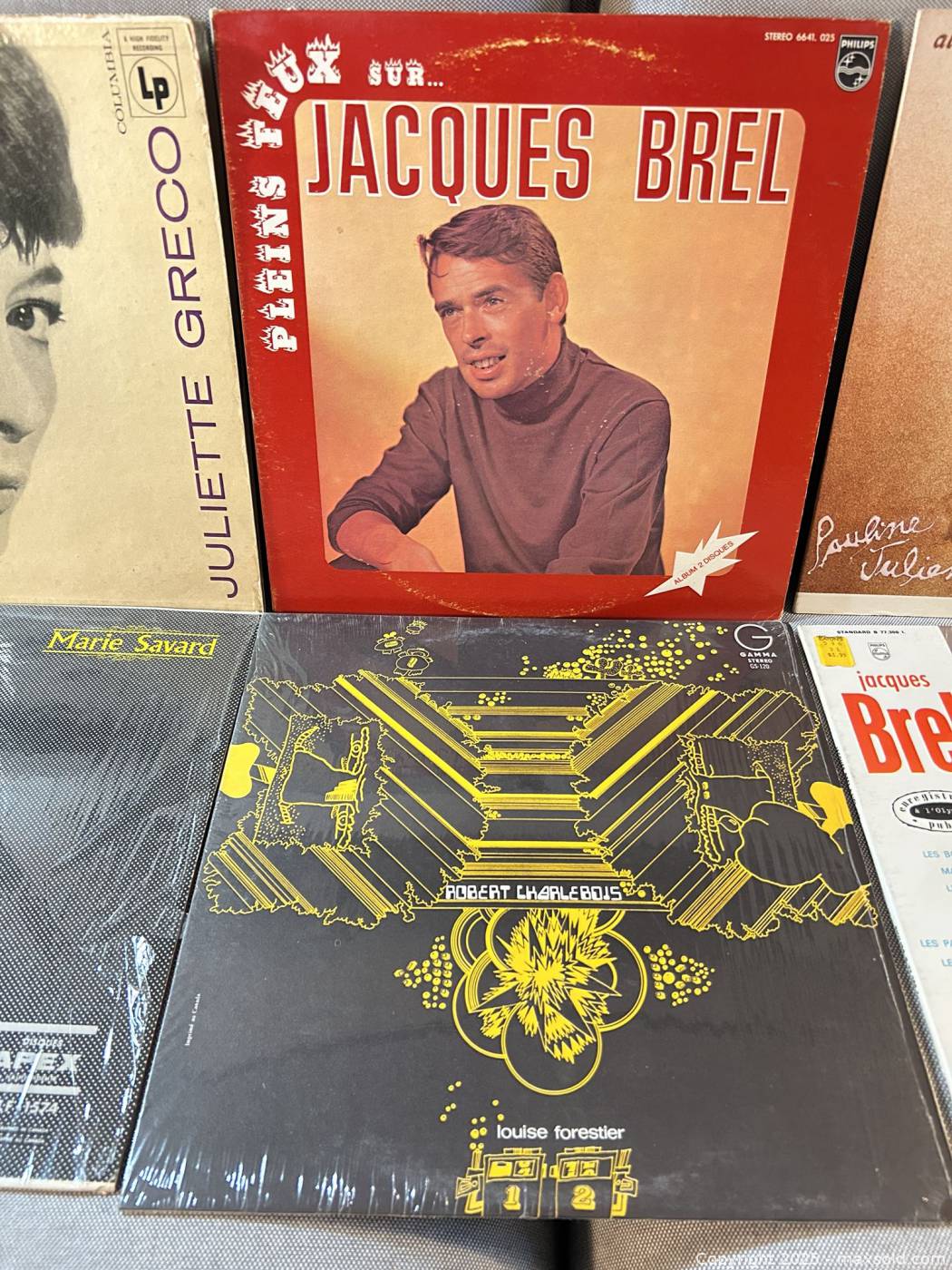 10 vintage French & European vinyl LPs | Maxsold