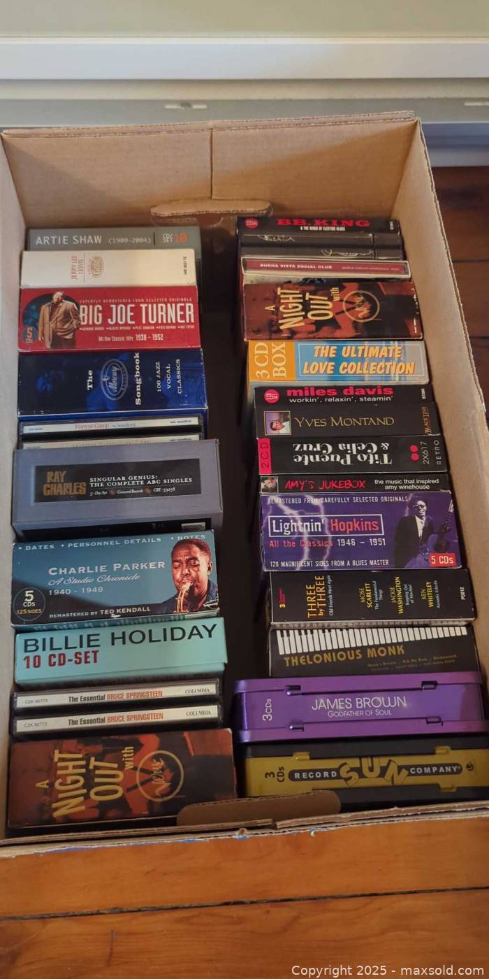 Collection of jazz & blues CD box sets | Maxsold
