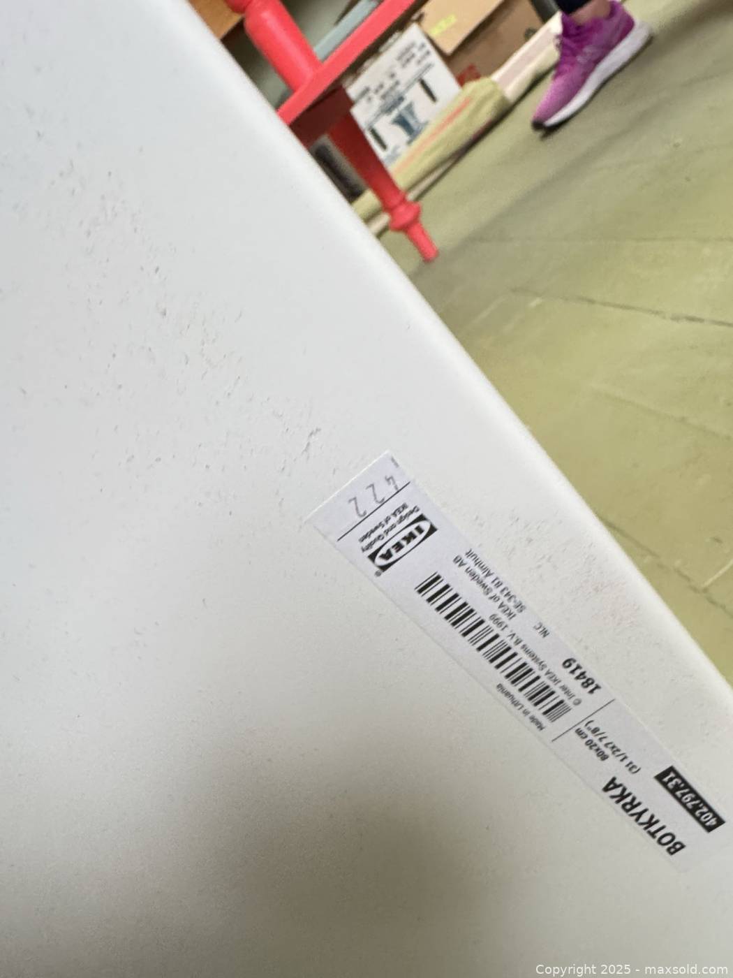 IKEA Botkyrka white wall shelf | Maxsold