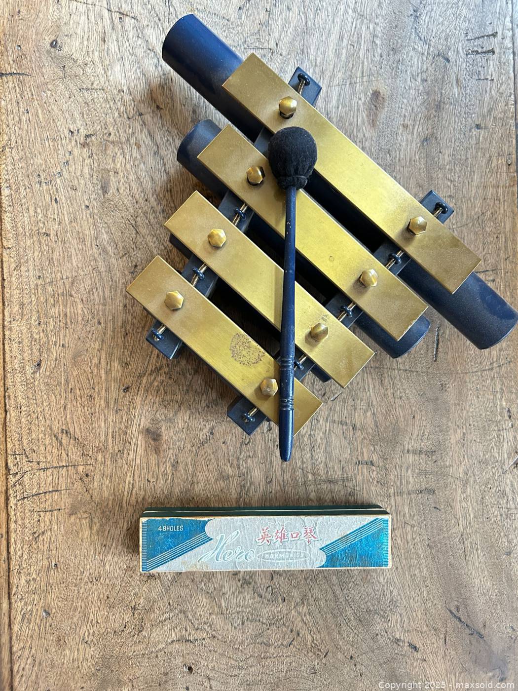 J.C. Deagan tone chime bars with Hero harmonica | Maxsold