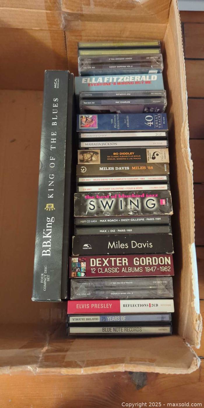 18 jazz, blues & soul CD box sets | Maxsold