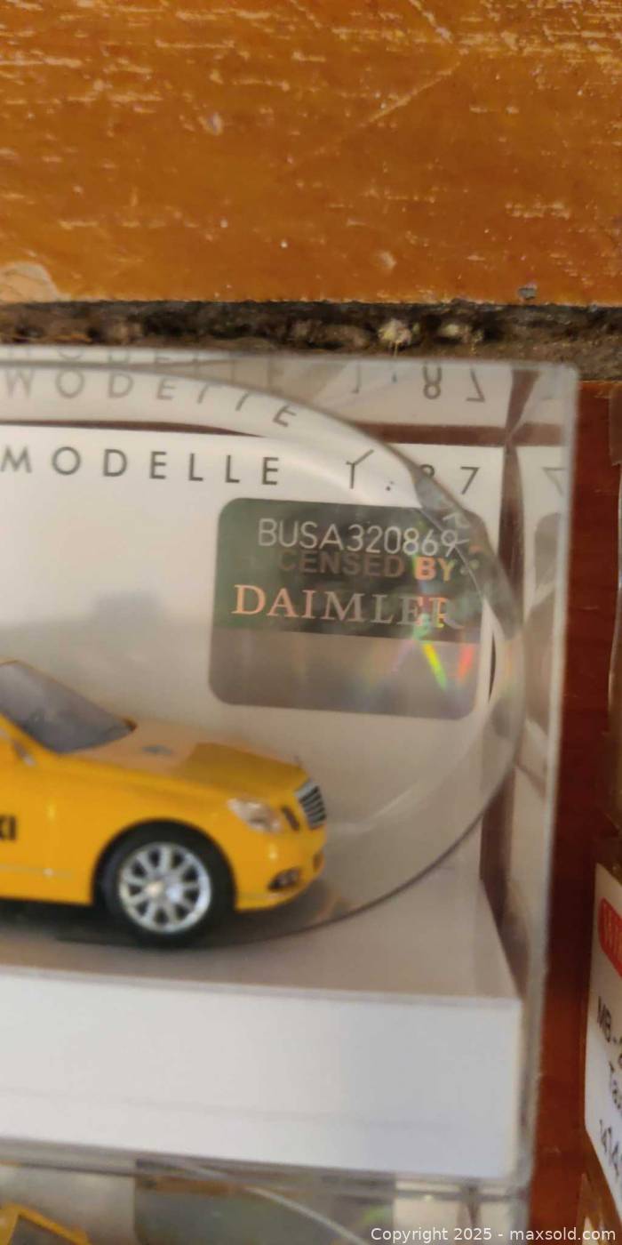 Wiking and Busch 1:87 HO-Scale Taxi Models, 7 | Maxsold