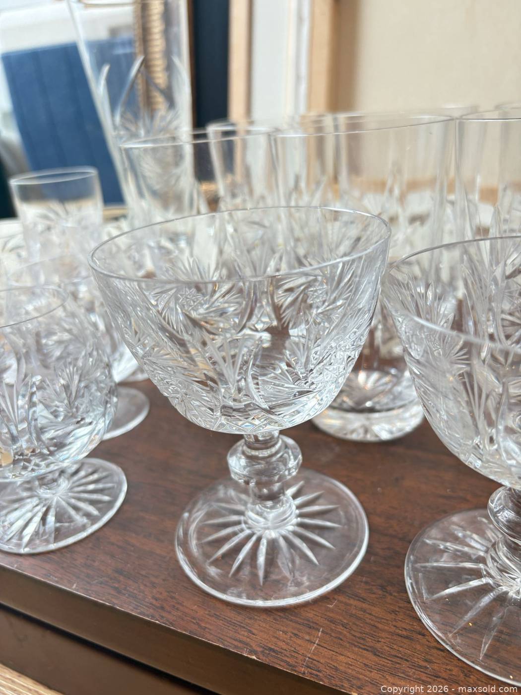 15-Piece Cut Crystal Glassware | Maxsold