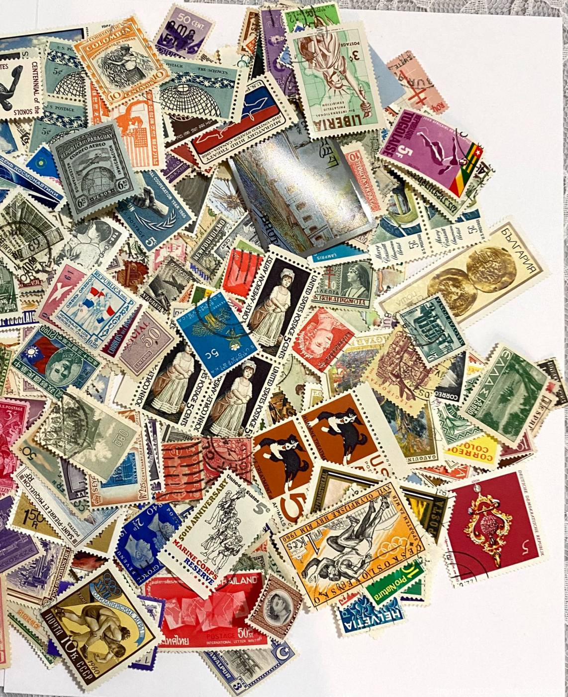 US and international postage stamps assortment | Maxsold