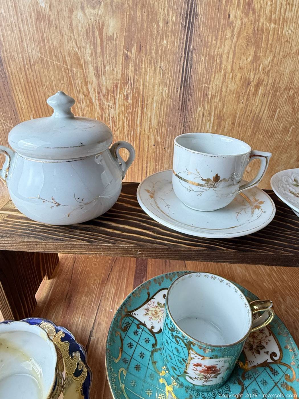 Porcelain Floral Demitasse Sets & Sugar Bowl | Maxsold
