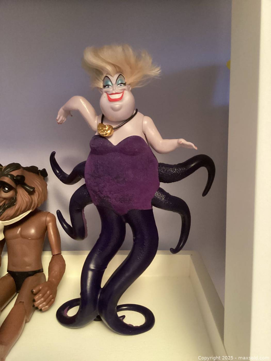 Disney Ursula, Beast and prince dolls with clothing | Maxsold