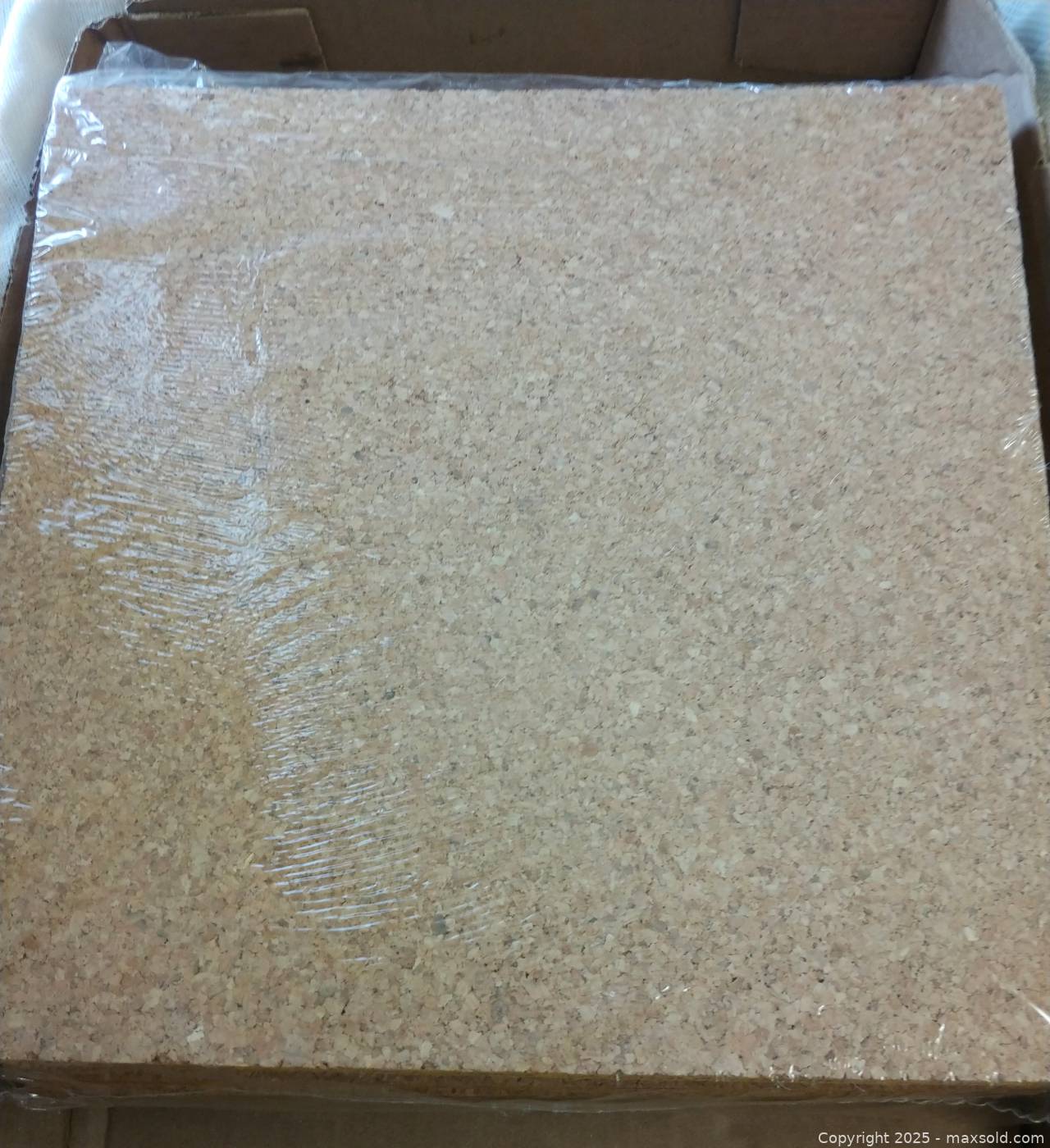 6 cork tiles 12" x 12" adhesive backing | Maxsold