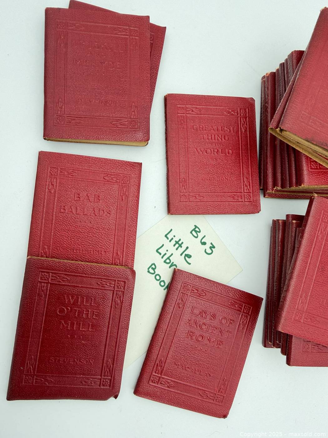 22 Little Leather Library miniature books | Maxsold