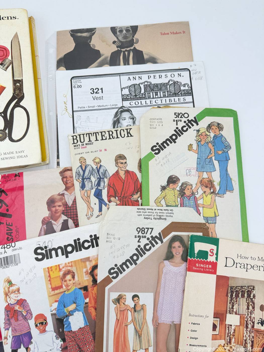 Sewing books and assorted patterns | Maxsold