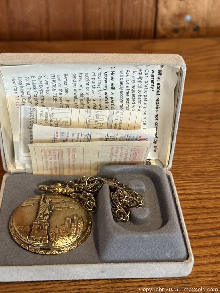 Vintage 1896-1986 Olympic Commemorative Quartz Pocket Watch | Maxsold