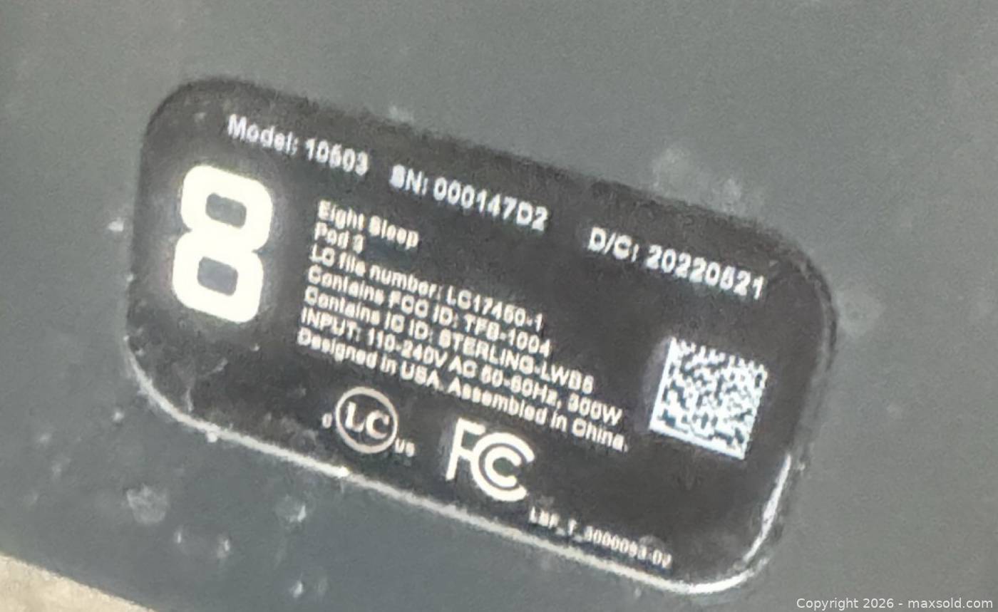 Eight Sleep Pod 3 Hub 10503 Canister | Maxsold