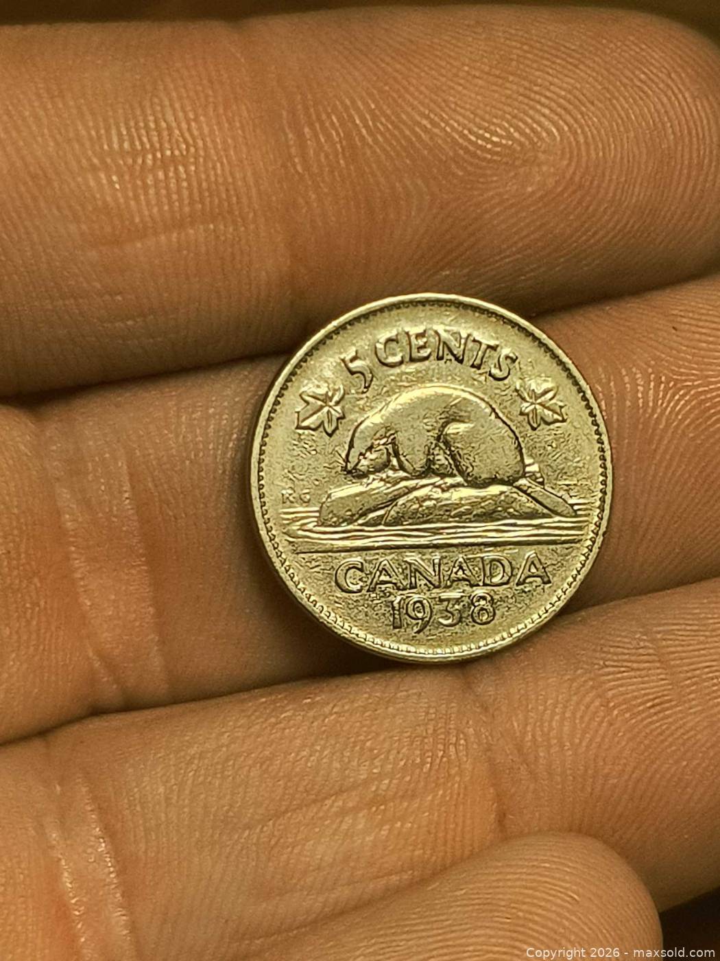 1938 Canada 5 Cent Coin | Maxsold