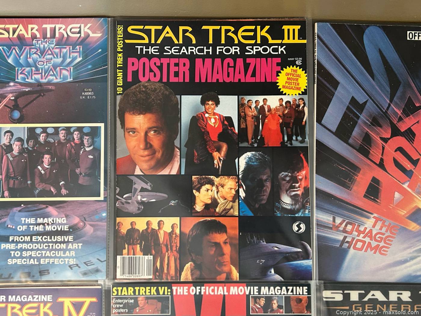 Star Trek Official Movie & Poster Magazines Lot Of 6 | Maxsold