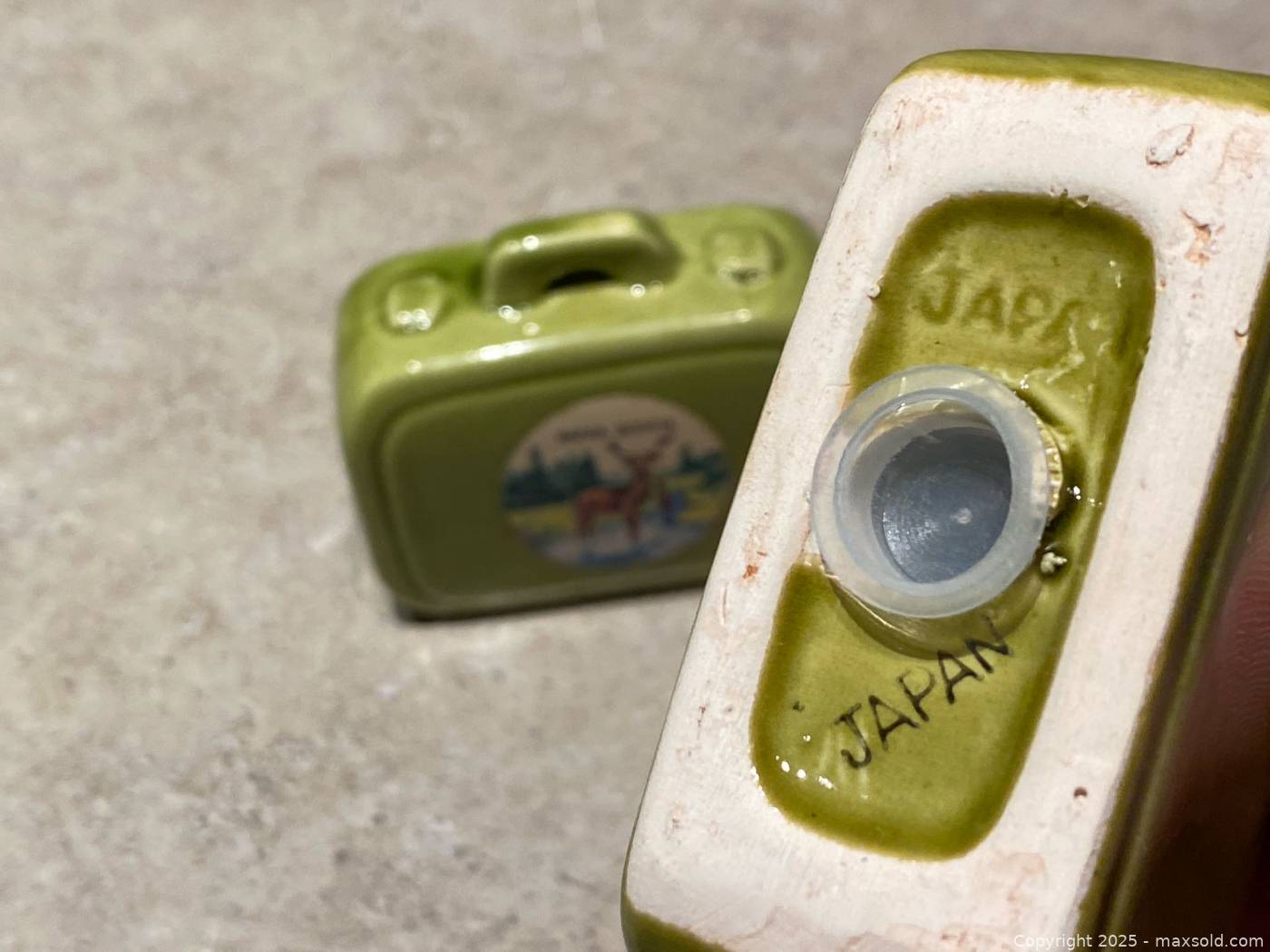 Vintage Nova Scotia Suitcase Salt & Pepper Shakers | Maxsold