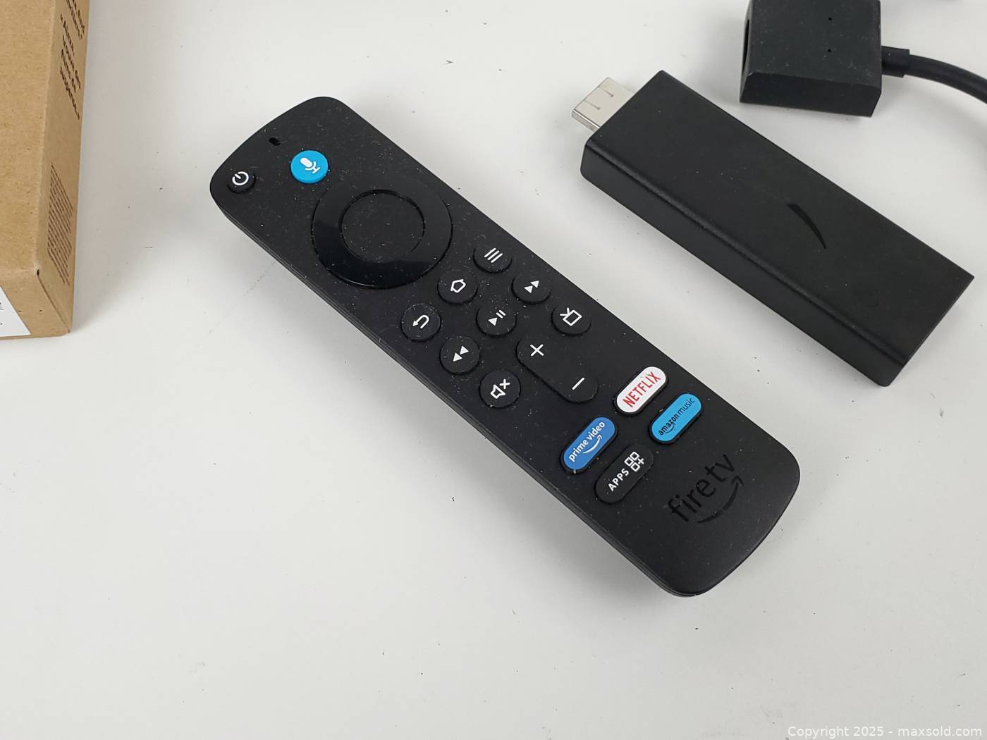 Amazon Fire TV Stick HD with remote and accessories | Maxsold