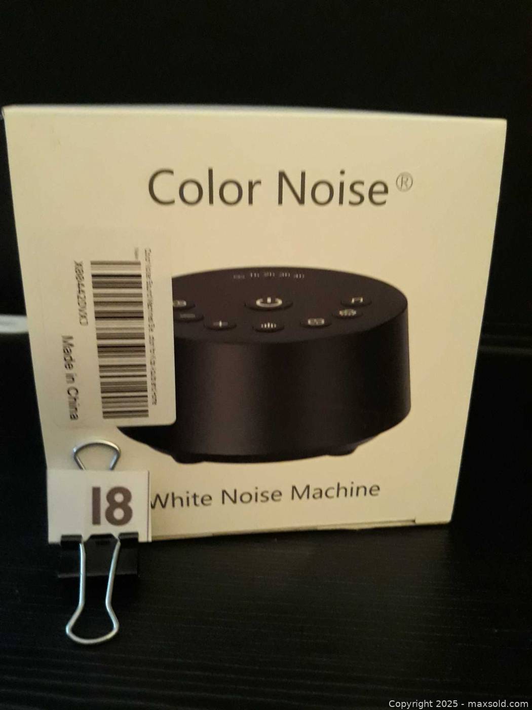 Color Noise white noise machine new in box | Maxsold