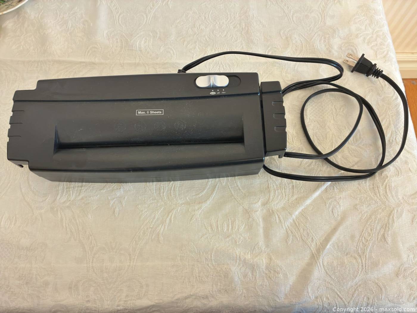 mainSTAYS 6-Sheet Strip-Cut Paper Shredder Head | Maxsold