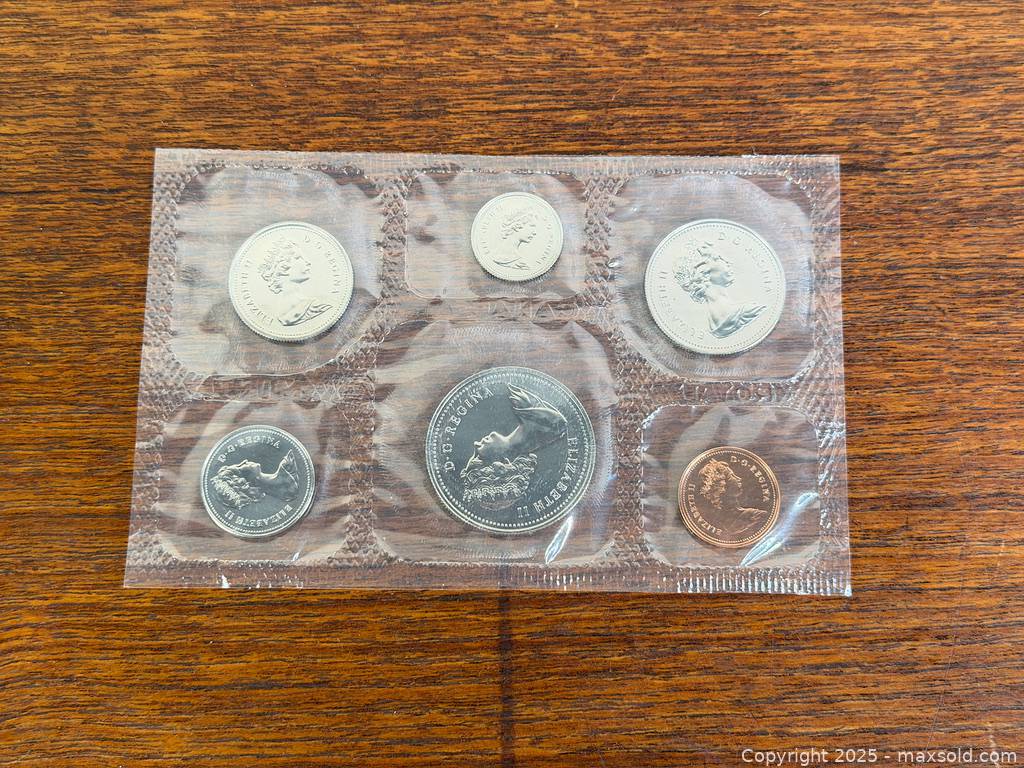 1981 Royal Canadian Mint proof-like coin set | Maxsold
