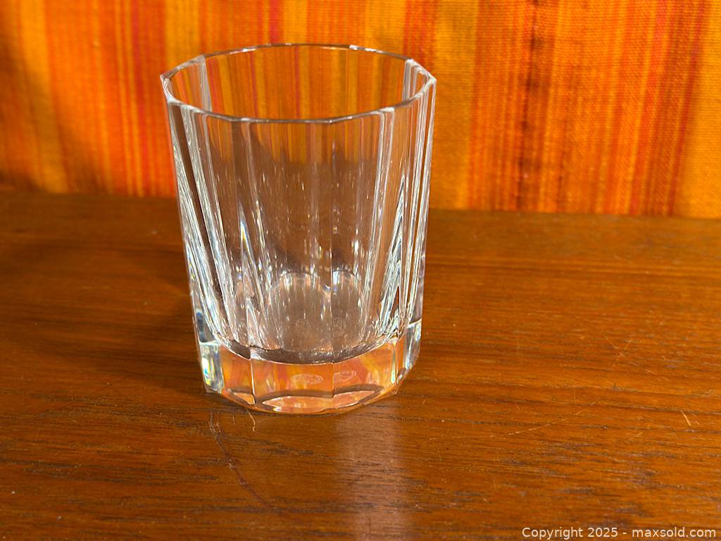 Signed Baccarat Monaco crystal tumbler | Maxsold