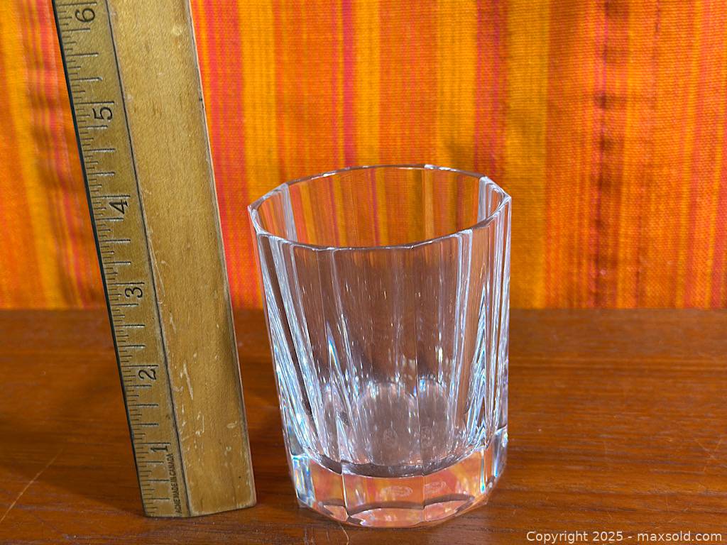 Signed Baccarat Monaco crystal tumbler | Maxsold
