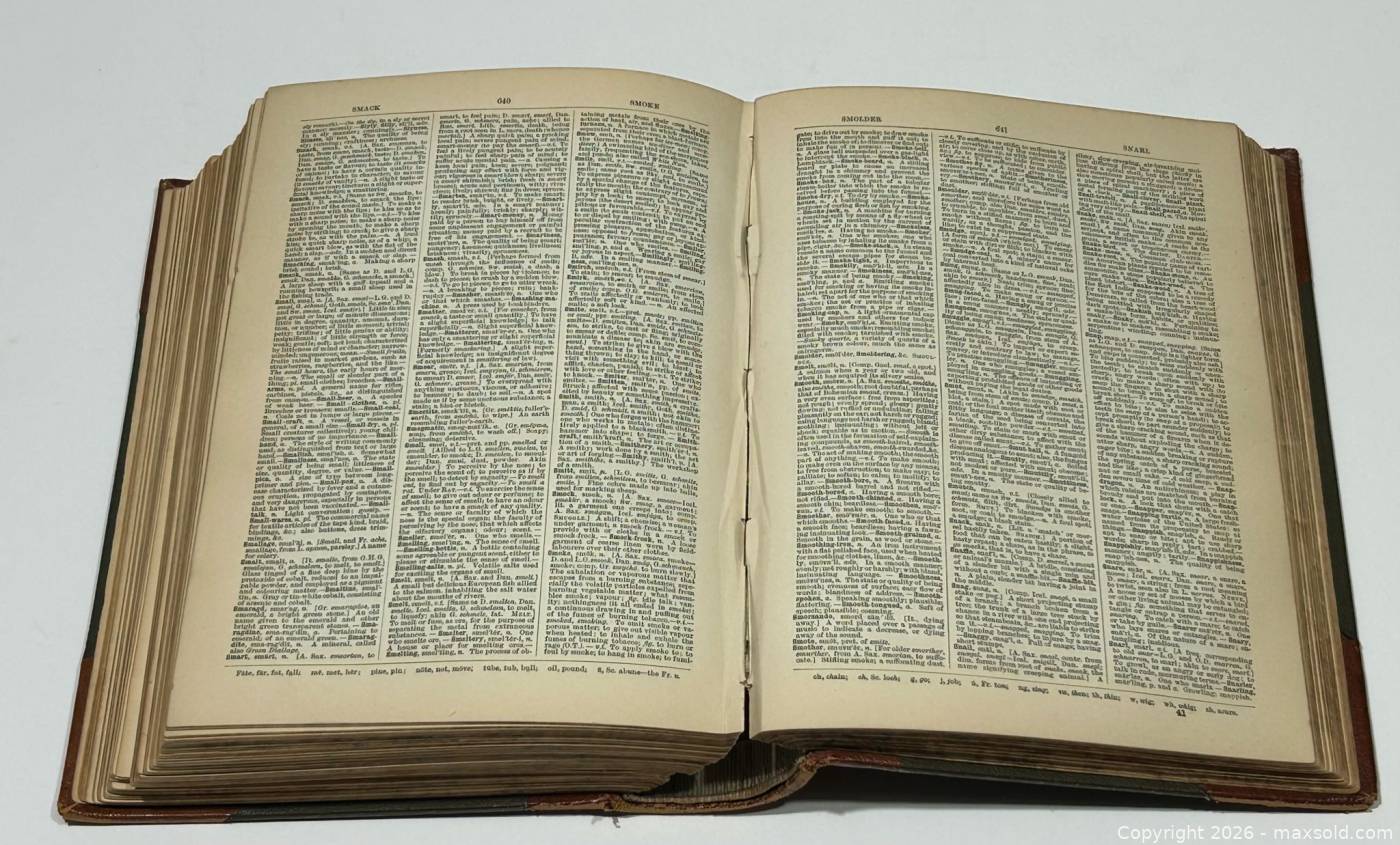 The Concise Imperial Dictionary leather bound | Maxsold