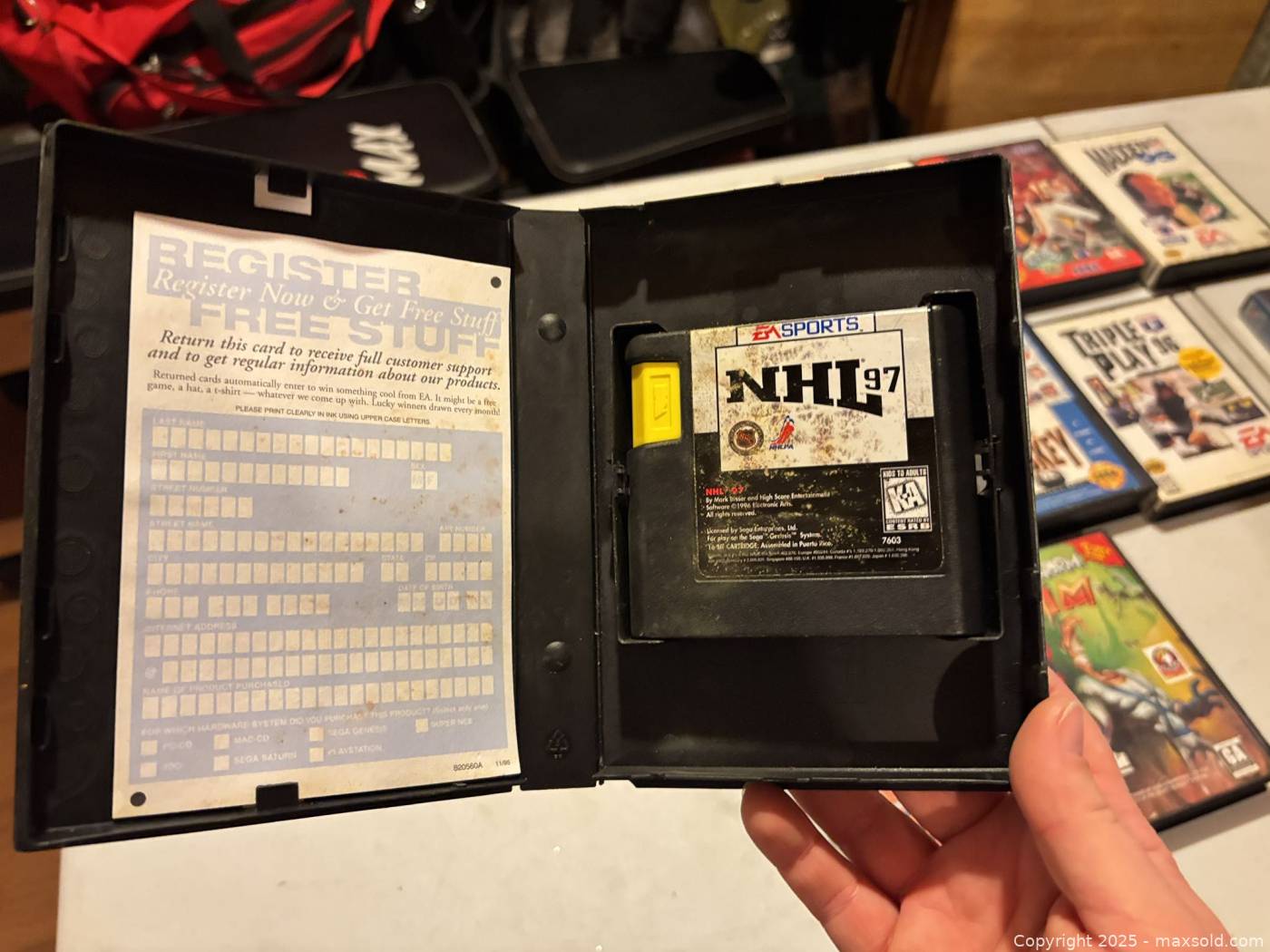Sega Genesis game lot, 15 cartridges with cases | Maxsold