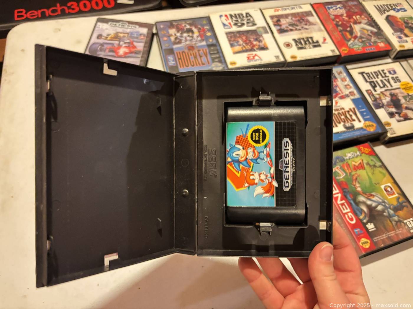 Sega Genesis game lot, 15 cartridges with cases | Maxsold