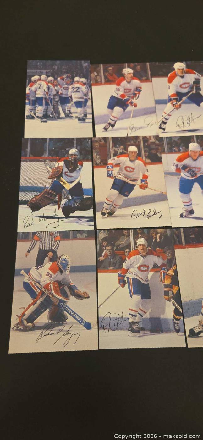 Montreal Canadiens oversized hockey cards, 15 | Maxsold