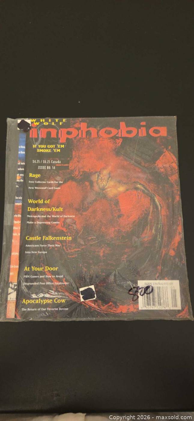 White Wolf Inphobia Issue 54 magazine | Maxsold