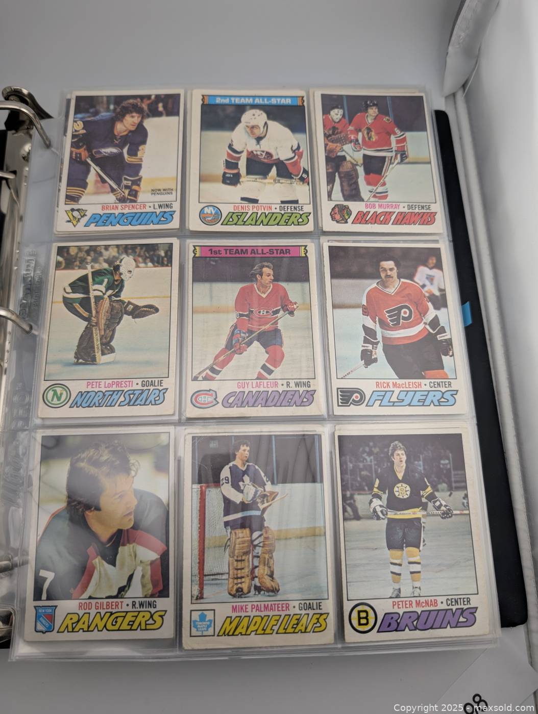 1977 O-Pee-Chee NHL Hockey Card Binder 342 Cards | Maxsold