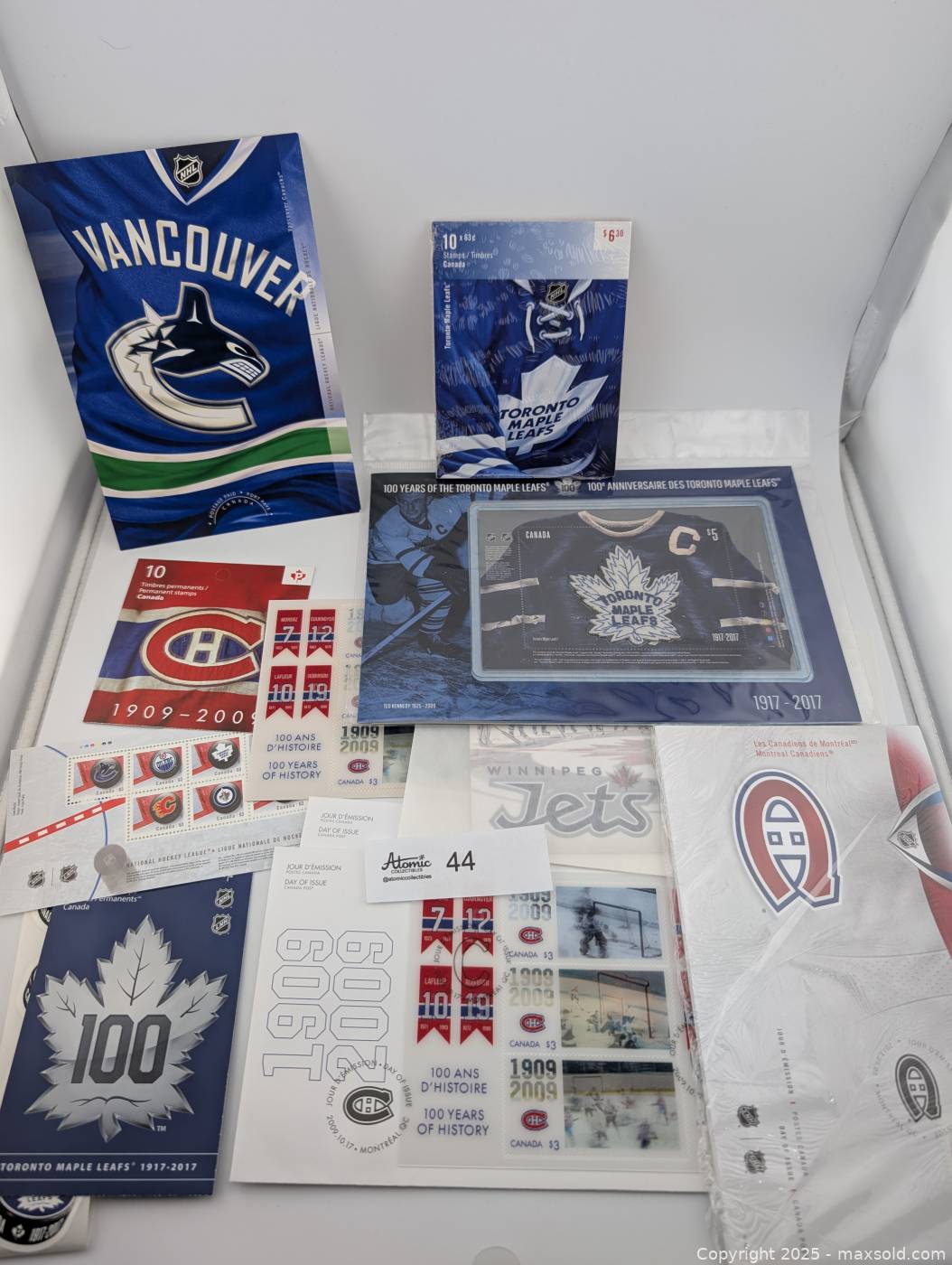 Unused Canadian NHL Team Stamp Sets $60+ FV | Maxsold